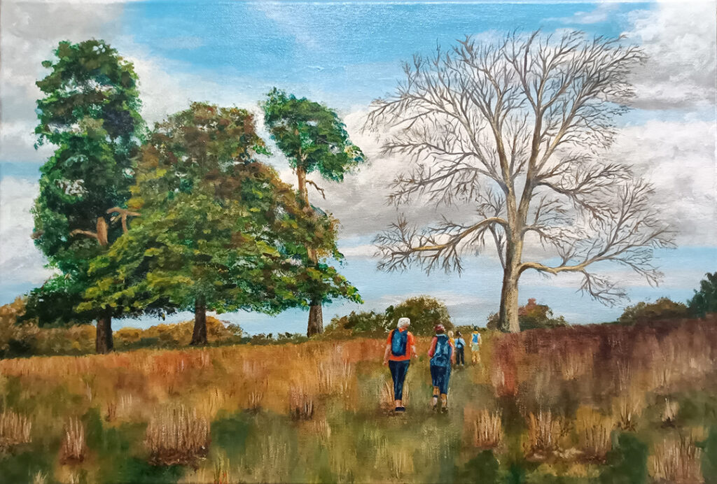 Don Hooper, Landscape, Acrylic on canvas – Art Class | Painting ...